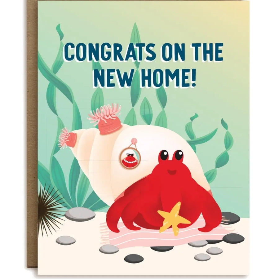 New Home Hermit Crab Card by I'll Know It When I See It at Maker House Co.