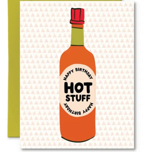 Happy Birthday Hot Stuff Card By Pretty By Her at Maker House Co.