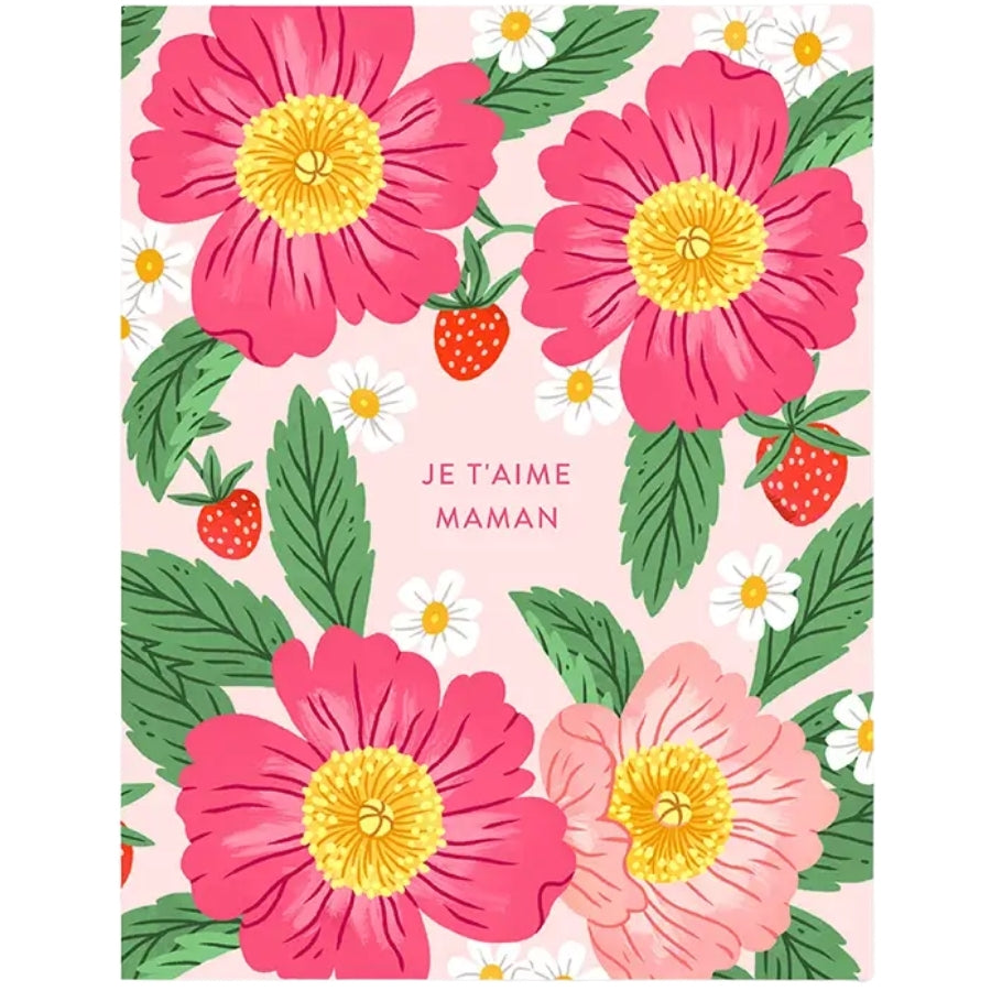 Je t'aime Maman Card by Linden Paper Co. at Maker House Co.
