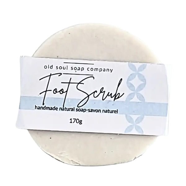 Peppermint Foot Scrub Soap by Old Soul Soap Company at Maker House Co.