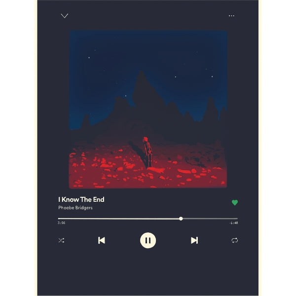 Song Art Print: Phoebe Bridgers I Know The End (5" x 7") by Artbaby & Co at Maker House - Maker ...