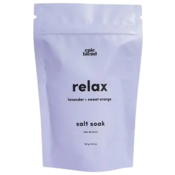 Relax Bath Salt Soak by Epic Blend at Maker House Co.