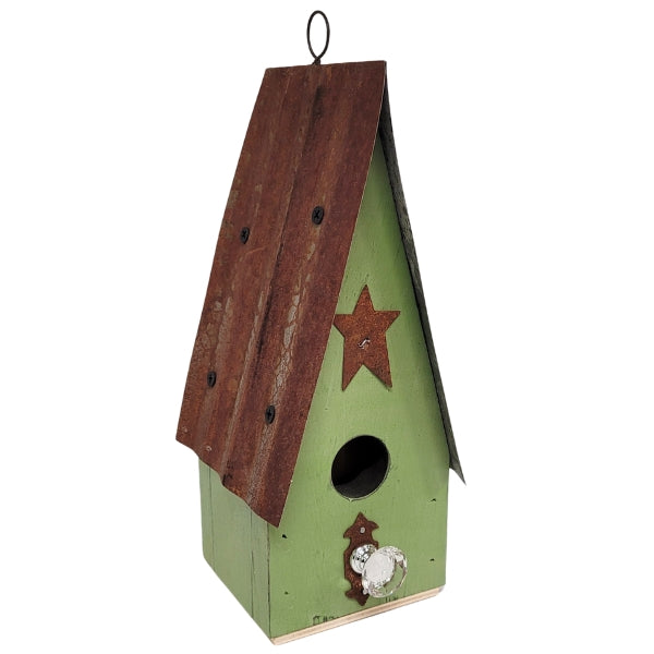 Rustic Wooden Bird House by Dezigned For U at Maker House Co.
