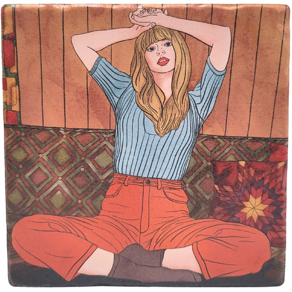 Taylor Swift Midnights Coaster by VersaTile Designs at Maker House Co.