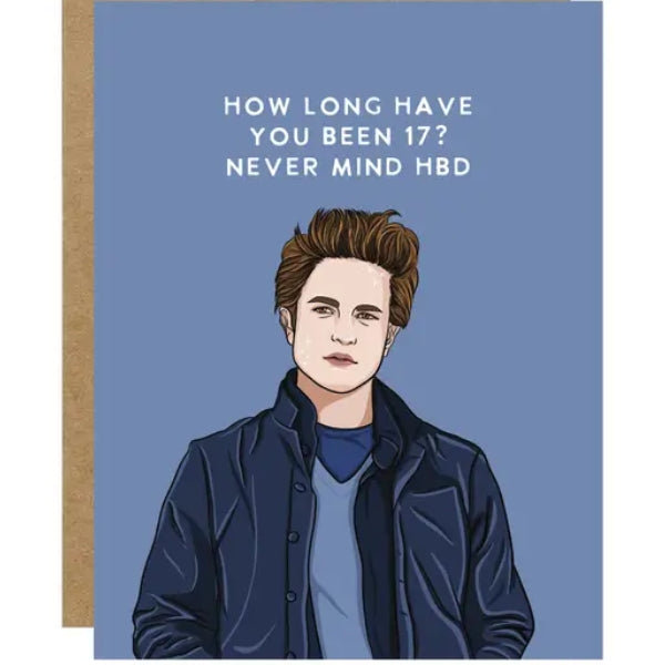 Edward Twilight Birthday Card by Simple Whimsy Paper at Maker House Co.