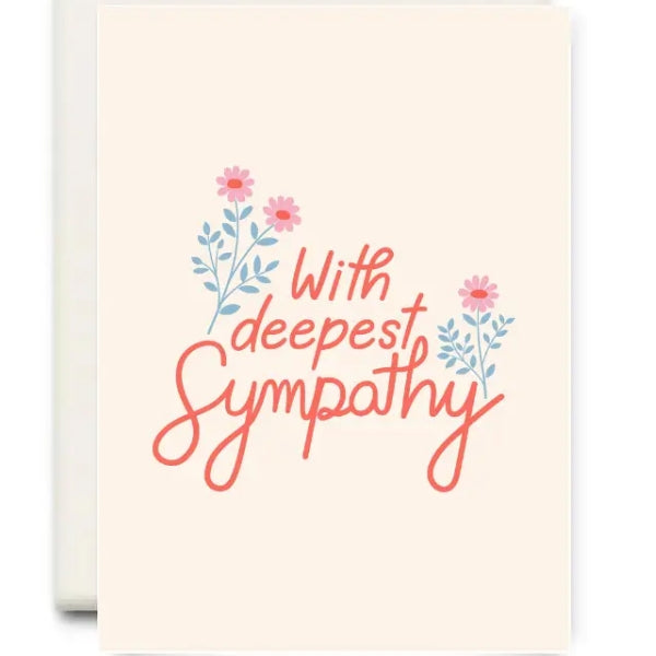 With Deepest Sympathy Card by Inkwell Paper at Maker House Co.