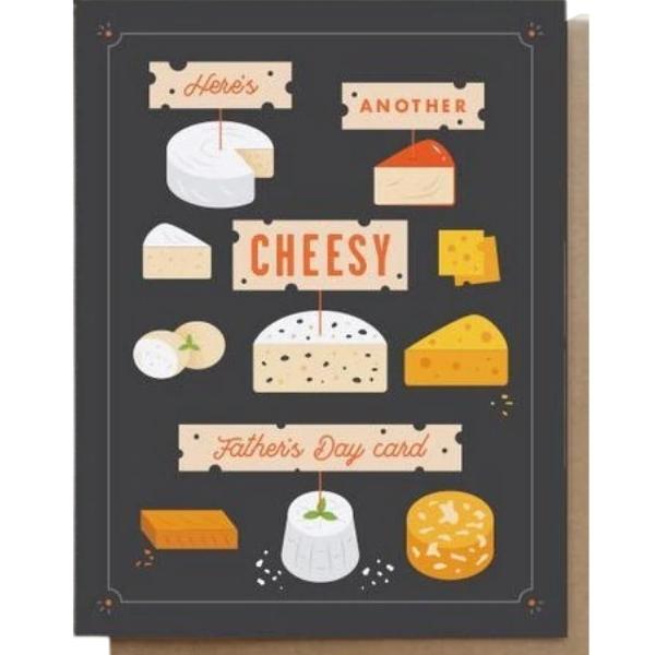 Cheesy Dad Father's Day Card by Quirky Paper Co. at Maker House Co.