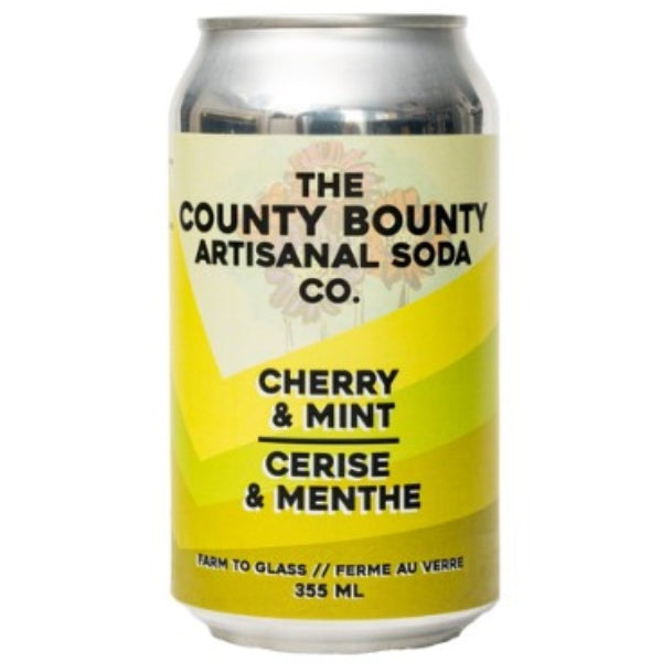 Sour Cherry & Mint Soda by The County Bounty At Maker House Co.