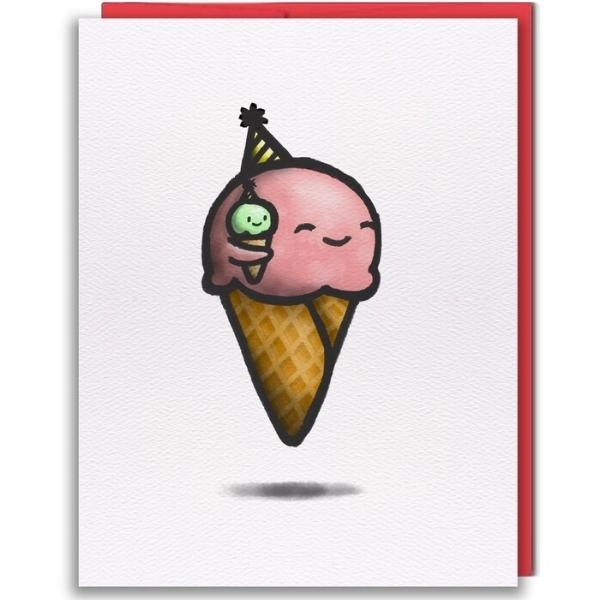 Ice Cream Party Card by Studio Vcky at Maker House Co.