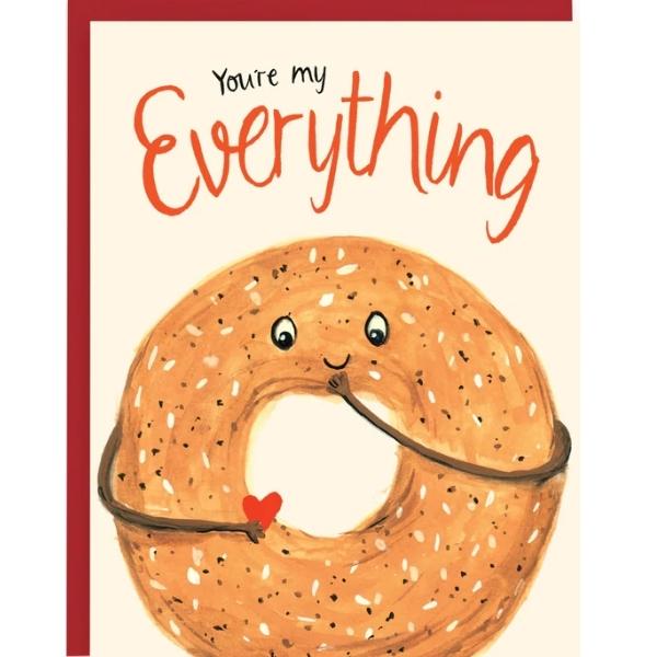 Love Everything Bagel Card by The Paperhood at Maker House - Maker ...