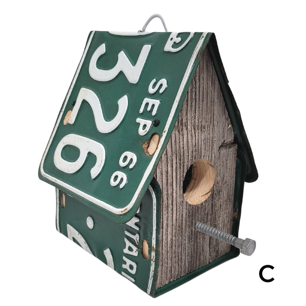 Ontario License Bird House by Broken Stick at Maker House Co.