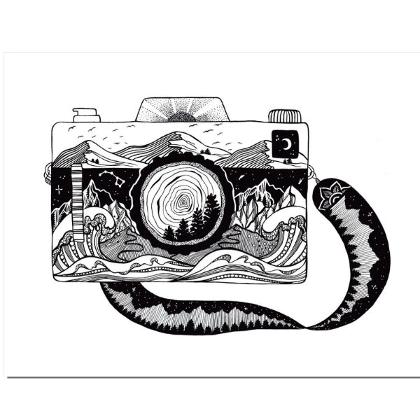 Camera Print (5" x 7") by Mountain Mornings at Maker House Co.