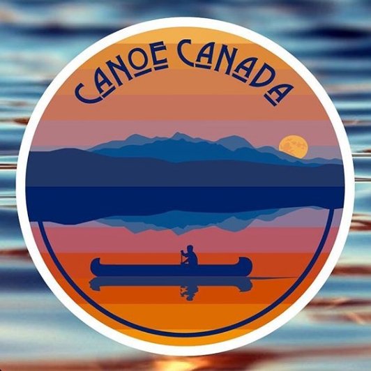 Canoe Canada Sticker by Damn Fine Prints at Maker House Co.