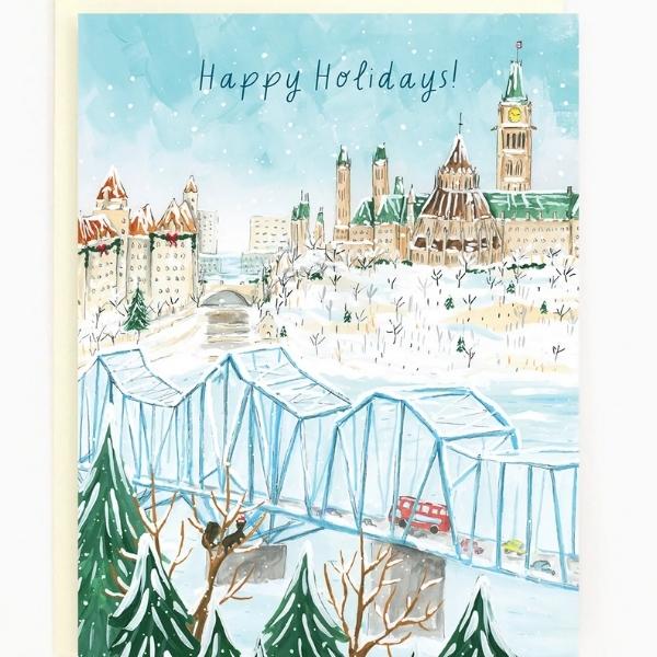 Ottawa River Holiday Card by The Paperhood at Maker House Co.