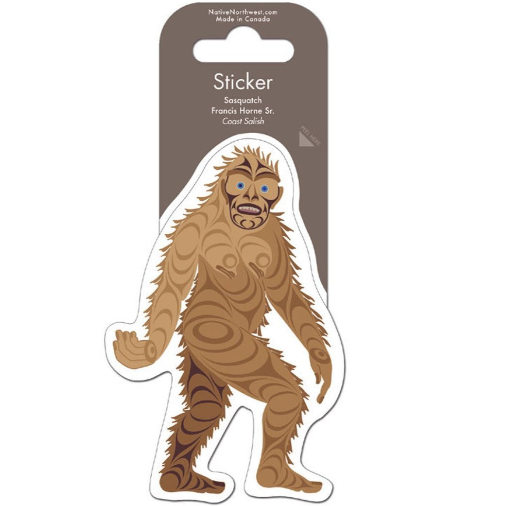 Sasquatch Sticker by Native Northwest at Maker House Co.