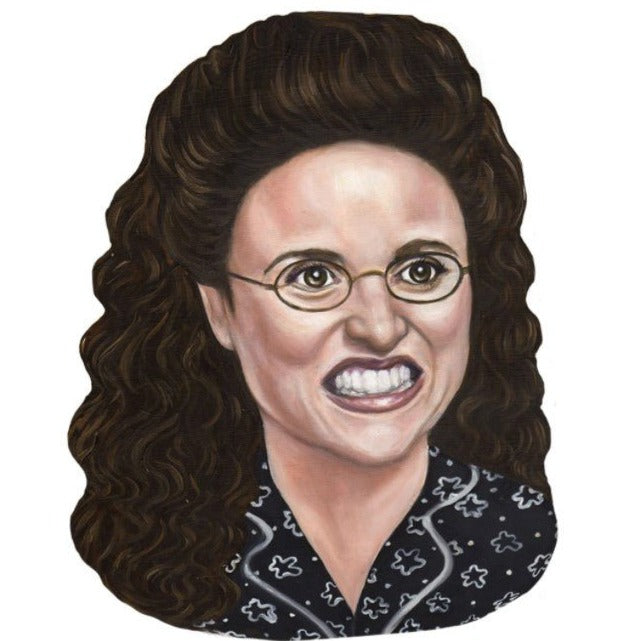 Seinfeld Magnet Set - Elaine and George by Andrea Hooge at Maker House Co.