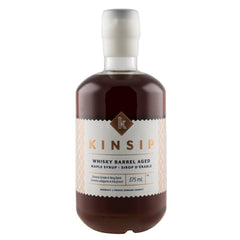Whisky Barrel Aged Maple Syrup by Kinsip Spirits at Maker House Co.