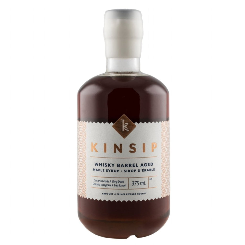 Whisky Barrel Aged Maple Syrup by Kinsip Spirits at Maker House Co.
